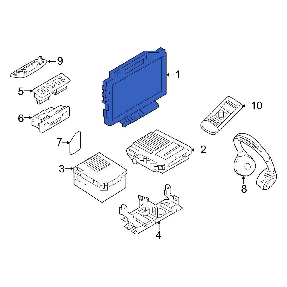 Land Rover OE LR156762 - Upper GPS Navigation System