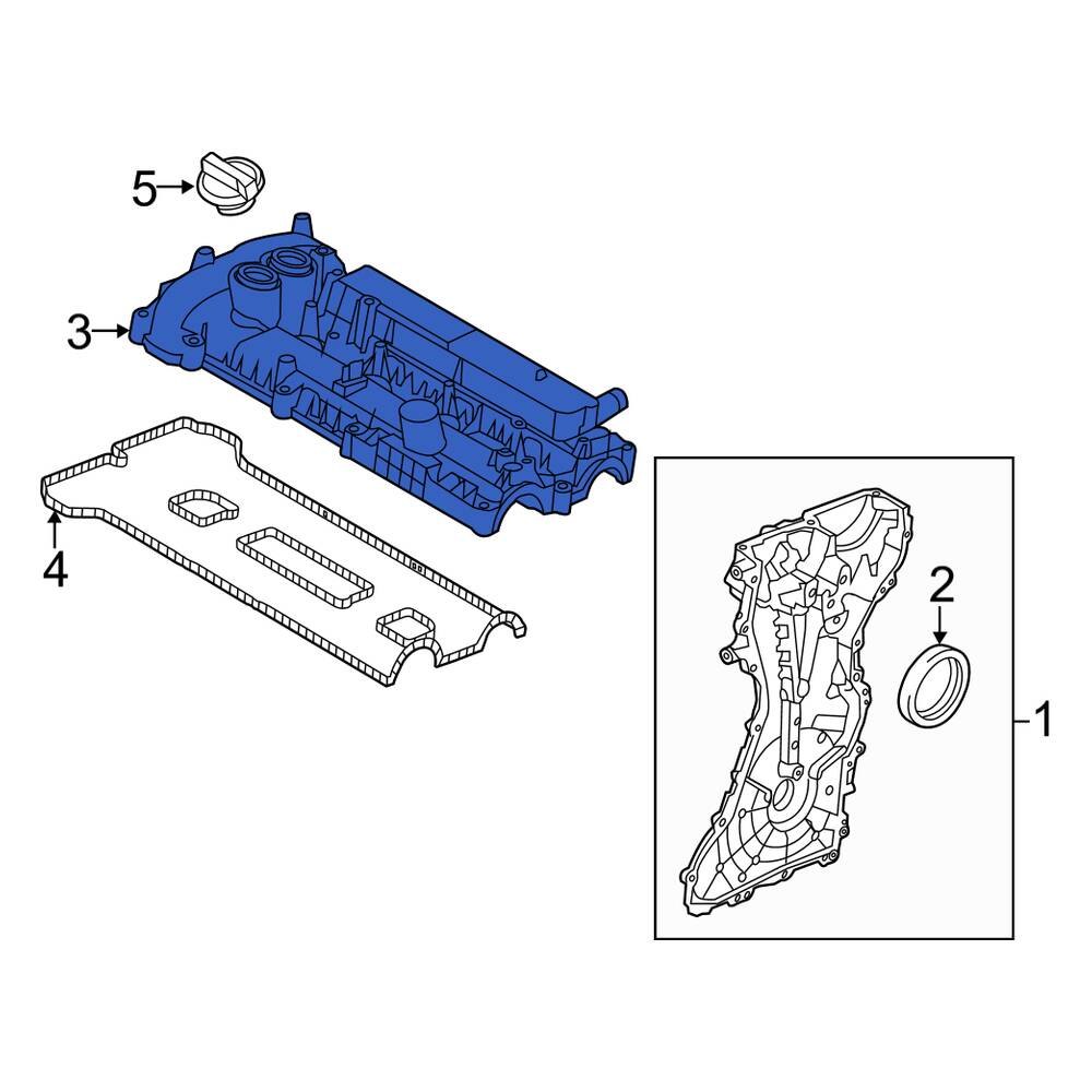 Land Rover OE LR070360 - Engine Valve Cover