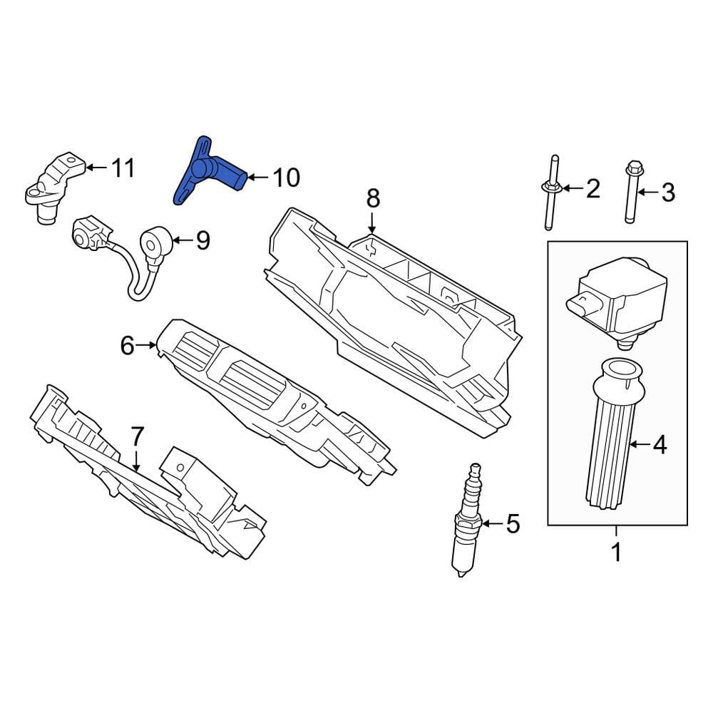 Land Rover OE LR150655 - Engine Crankshaft Position Sensor