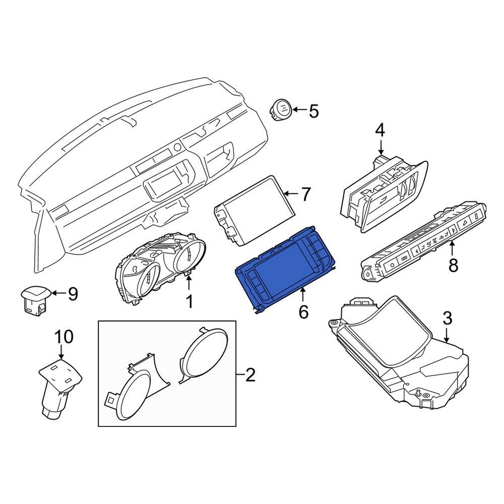 Land Rover OE LR125095 - Combination Switch