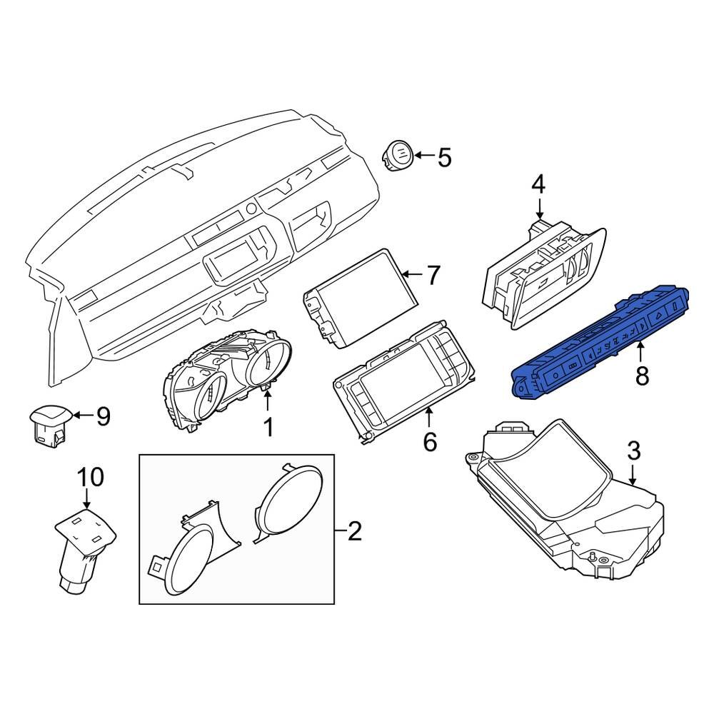 Land Rover OE LR125095 - Combination Switch