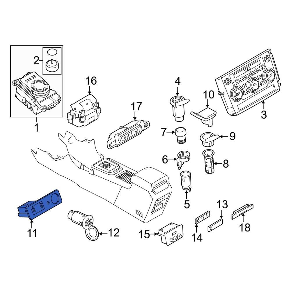 Land Rover OE LR125095 - Combination Switch