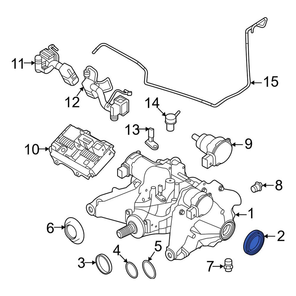 Land Rover OE LR003155 - Front Left Outer Drive Axle Shaft Seal