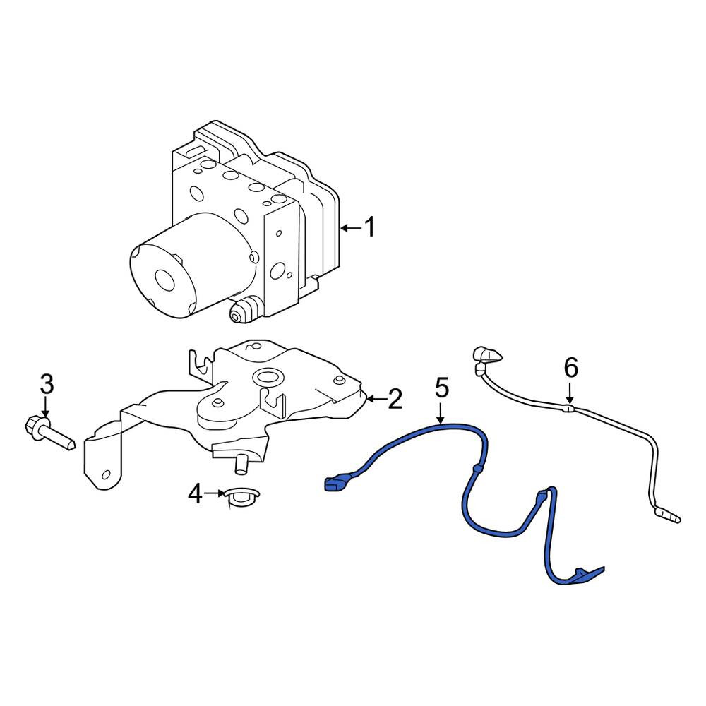 Land Rover OE LR140695 - Front ABS Wheel Speed Sensor