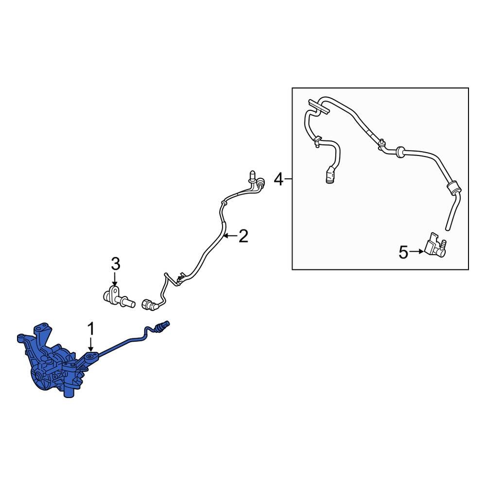 Land Rover OE LR110501 - Power Brake Booster Vacuum Pump