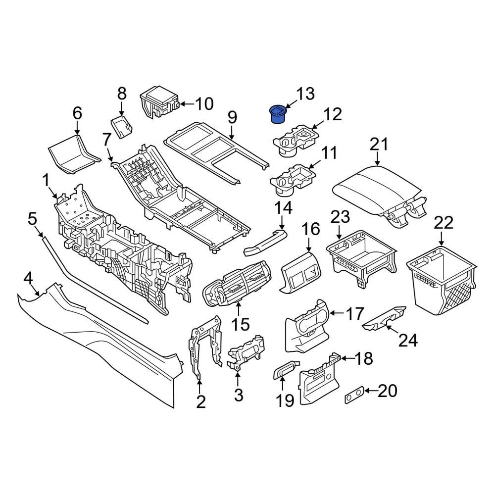 Land Rover OE LR067410 - Ash Tray