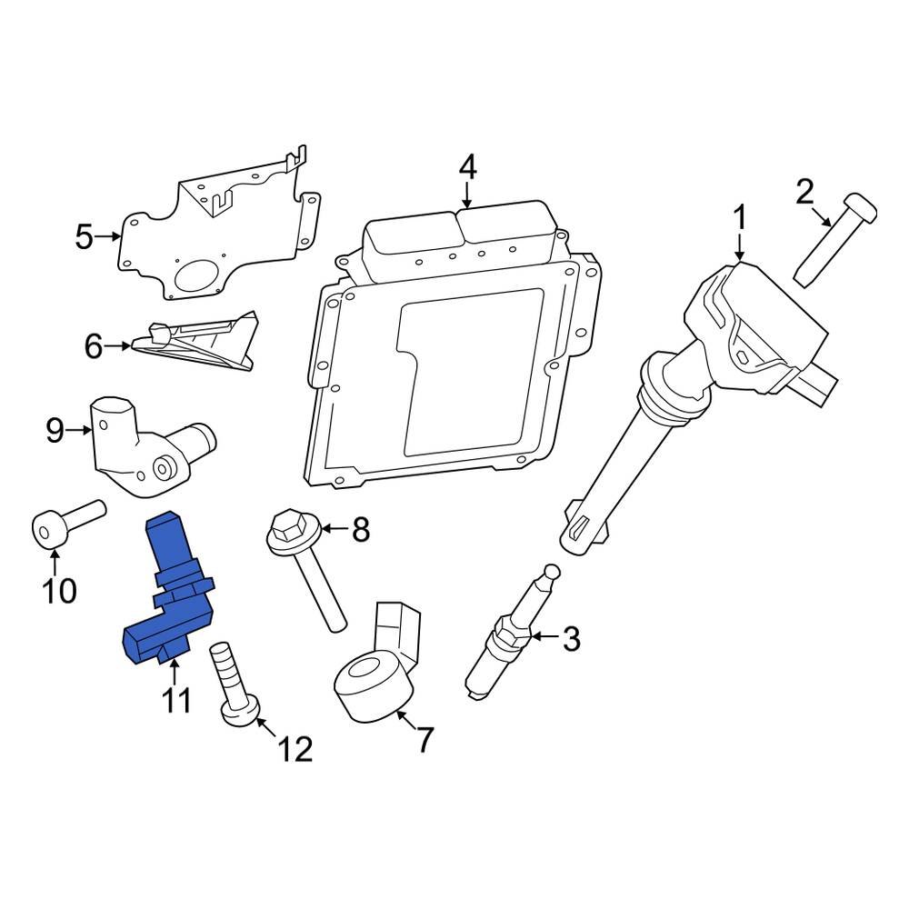 Land Rover OE LR035561 - Engine Crankshaft Position Sensor