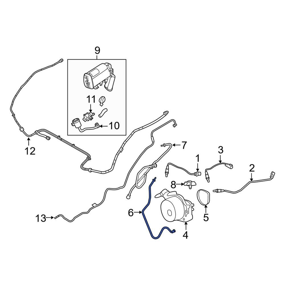 Land Rover OE LR048194 - Vacuum Hose