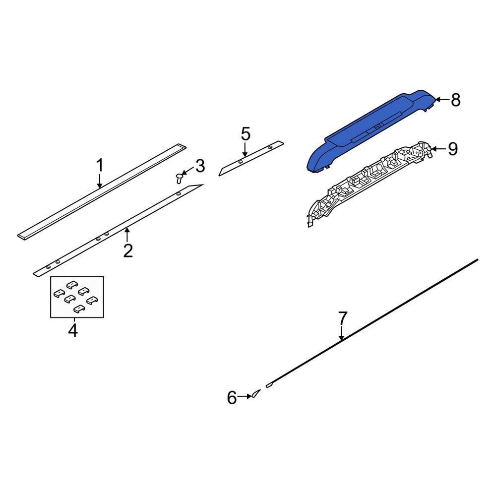 Land Rover OE LR175754 - Rear Spoiler