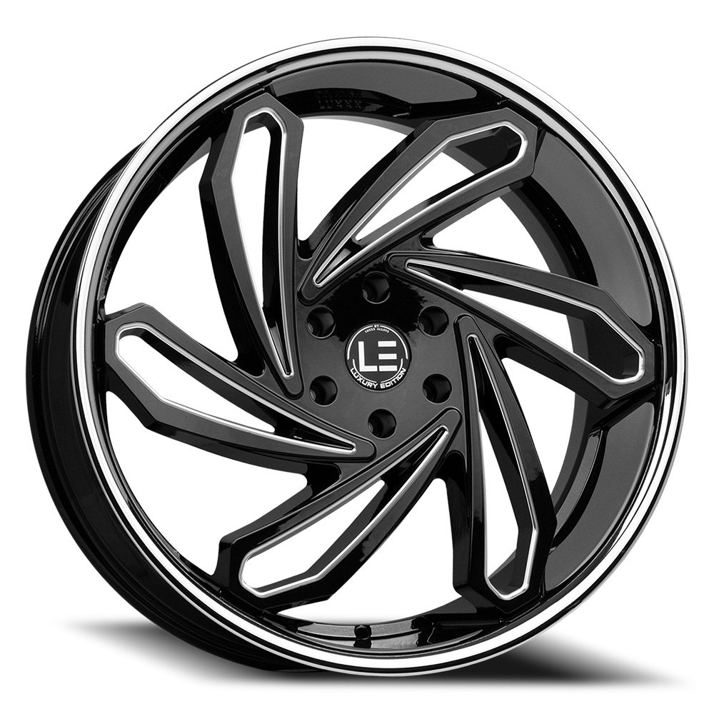 LE LUXURY EDITION® LUX LE 10 Wheels - Gloss Black with Milled Accents ...