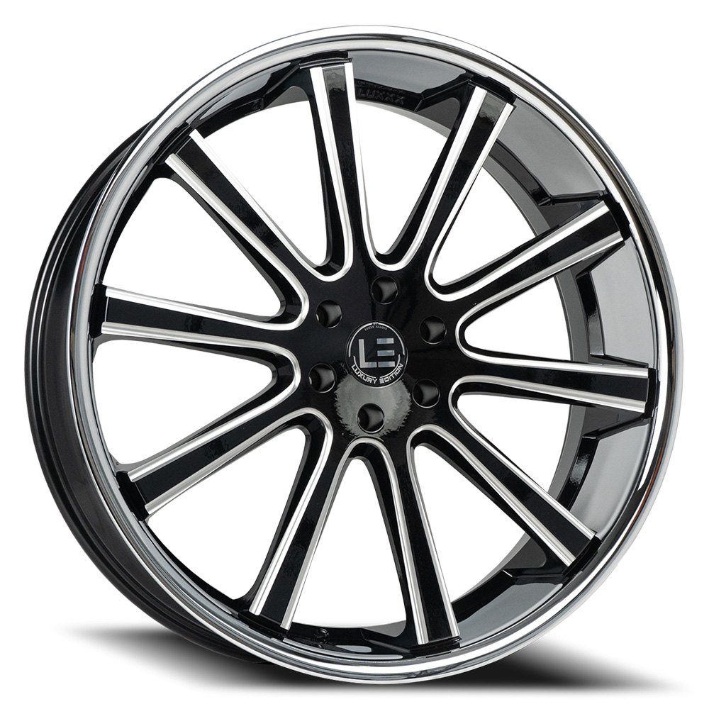 LE LUXURY EDITION® LUX LE 13 Wheels - Gloss Black with Milled Accents ...