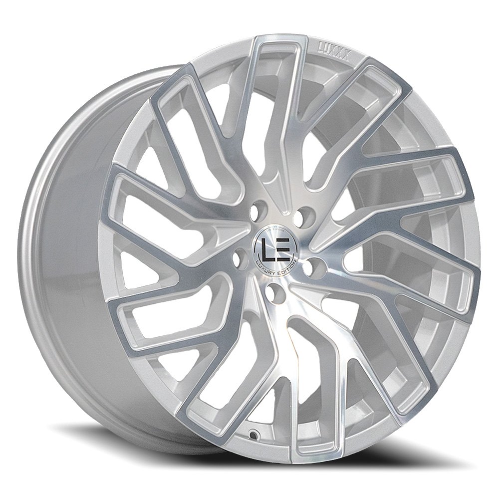 LE LUXURY EDITION® LUX LE 5 Wheels - Silver with Machined Face Rims ...
