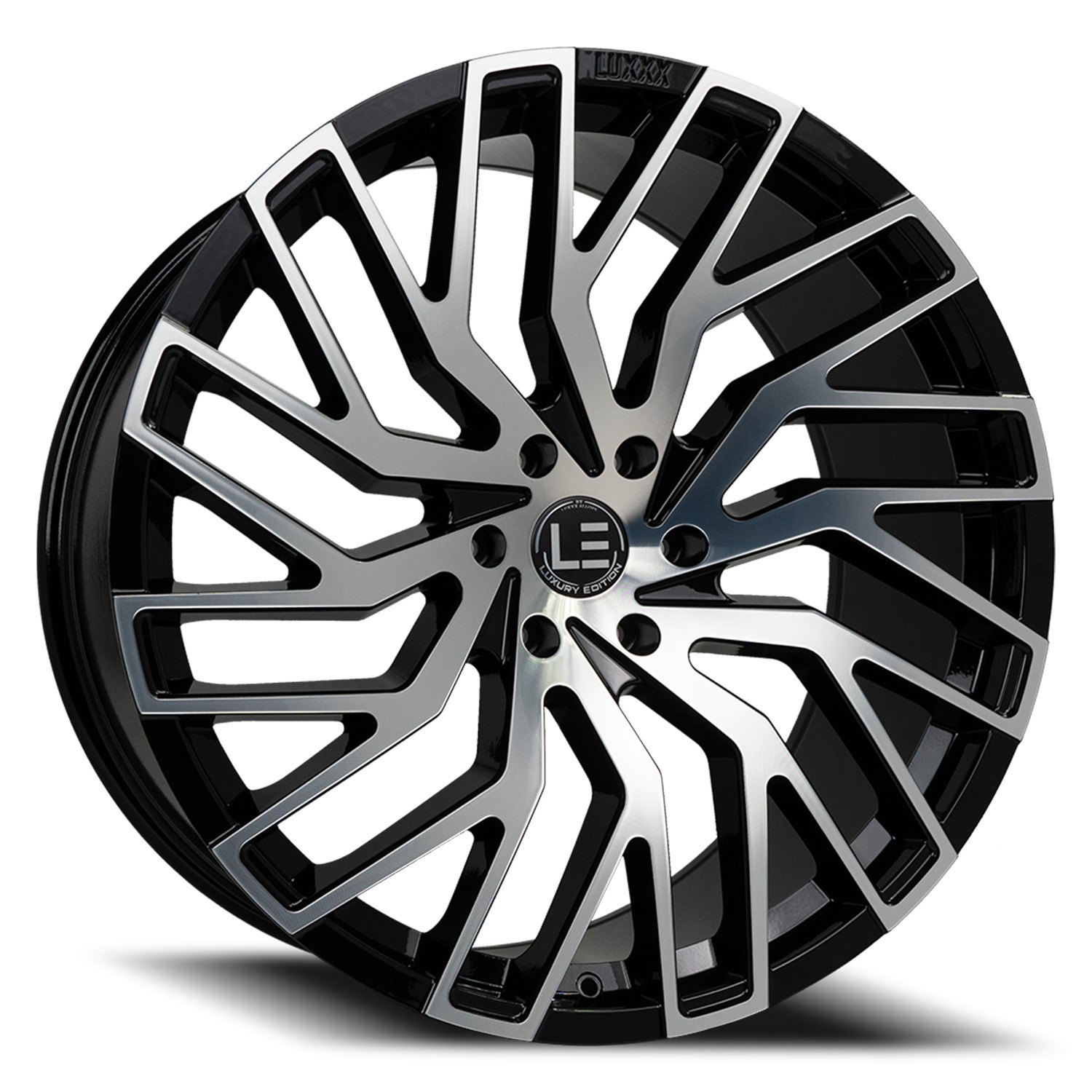 LE LUXURY EDITION® LUX LE 6 Wheels - Gloss Black with Machined Face Rims