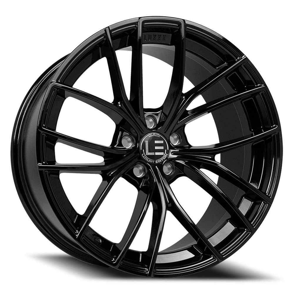 LE LUXURY EDITION® LUX LE 8 Wheels - Gloss Black Rims - LUXLE82295120+20B-A