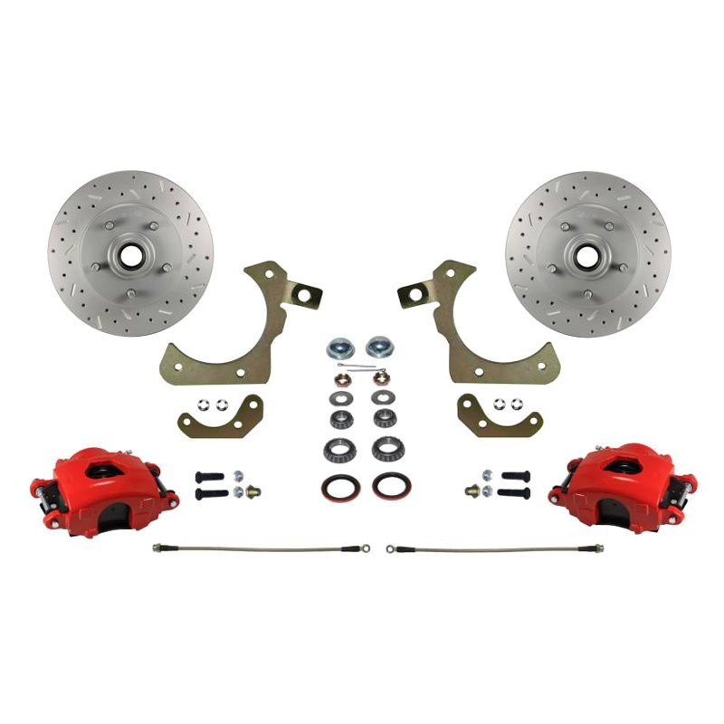 LEED Brakes® RFC1010SMX - Drilled and Slotted Front Disc Brake ...