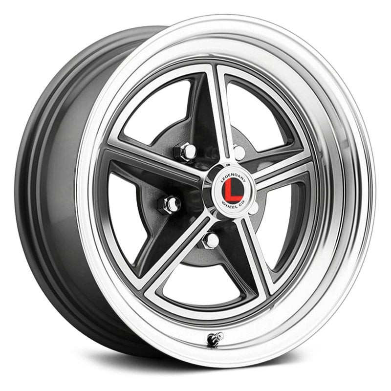 LEGENDARY WHEELS® MAGSTAR II Wheels - Charcoal with Machined Face Rims
