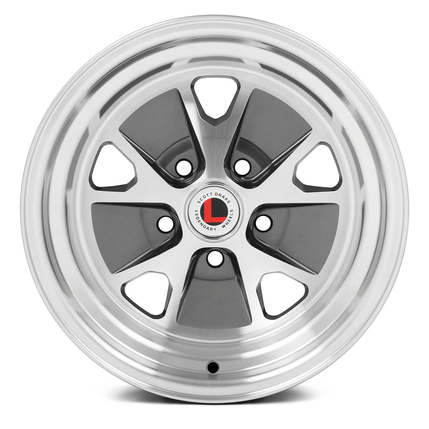 LEGENDARY WHEELS® STYLED Wheels - Charcoal with Machined Face Rims