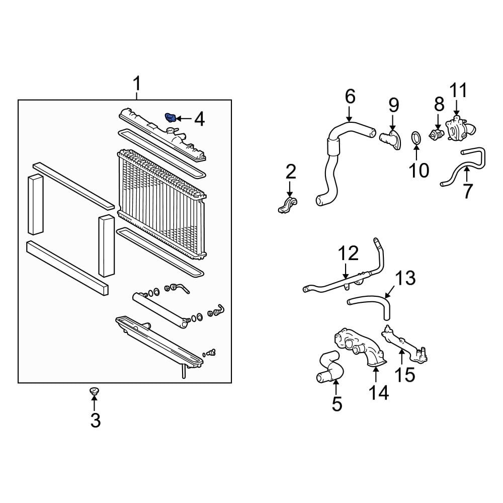 Lexus OE 1640136020 - Radiator Cap