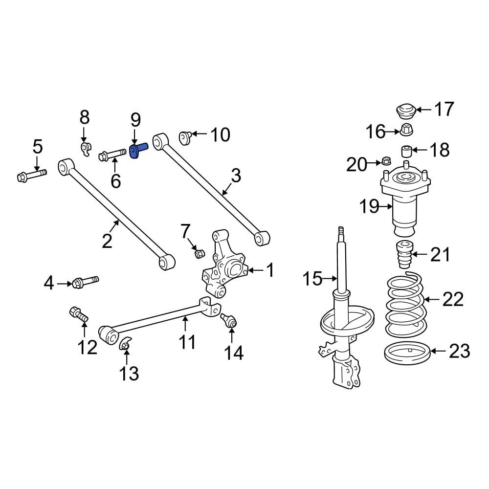 Lexus OE 4840932030 - Rear Alignment Camber Adjusting Eccentric