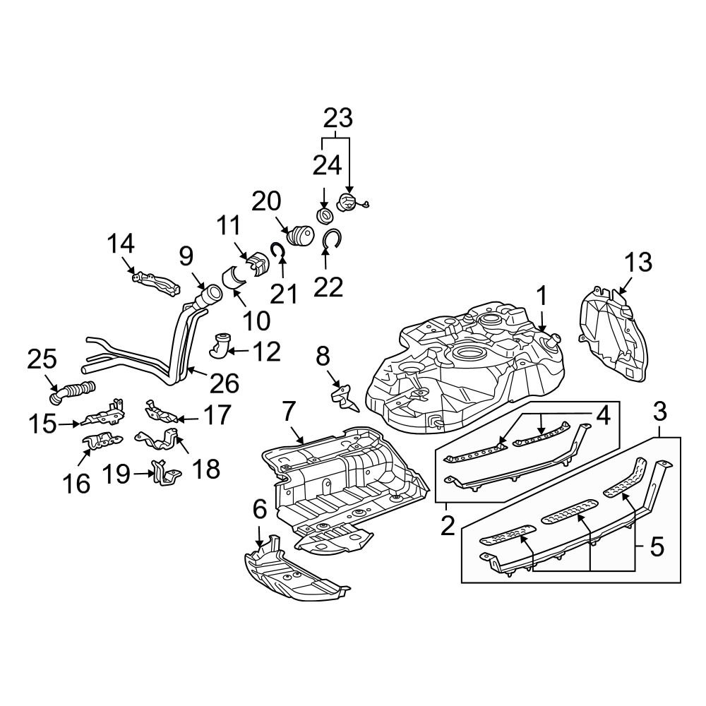 Lexus OE 7739102040 - Inner Fuel Filler Housing Retaining Ring