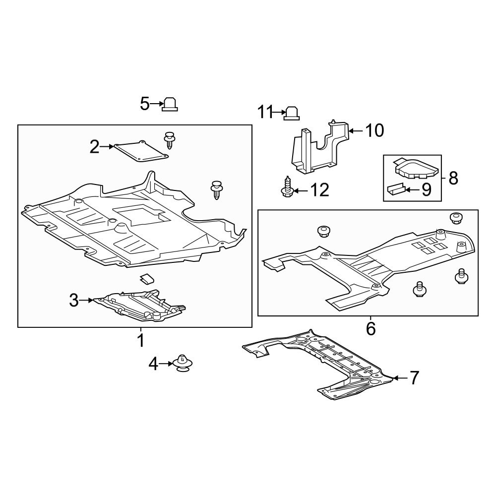 Lexus OE 9046707220 - Bumper Impact Absorber Clip