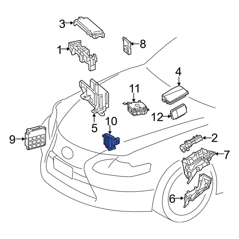 Lexus OE 8925726020 - Engine Cooling Fan Controller