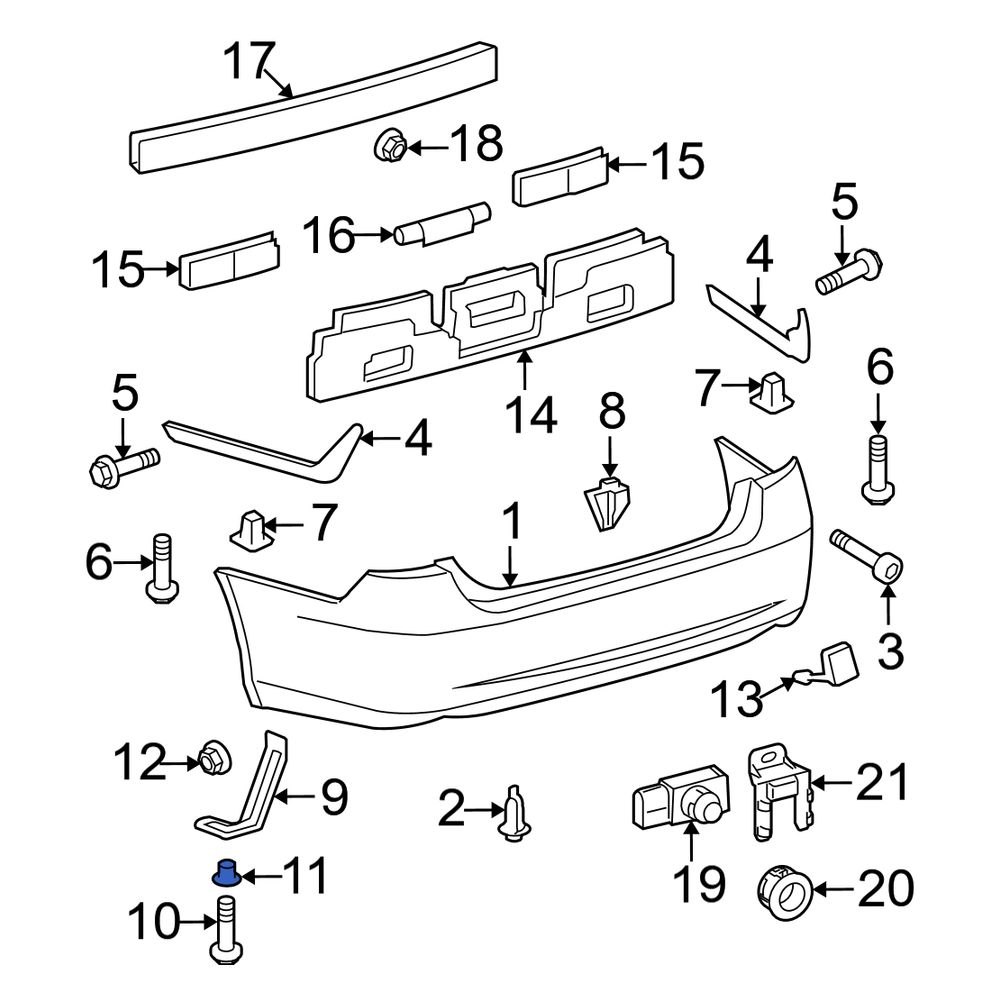 Lexus OE 9018905142 - Headlight Grommet