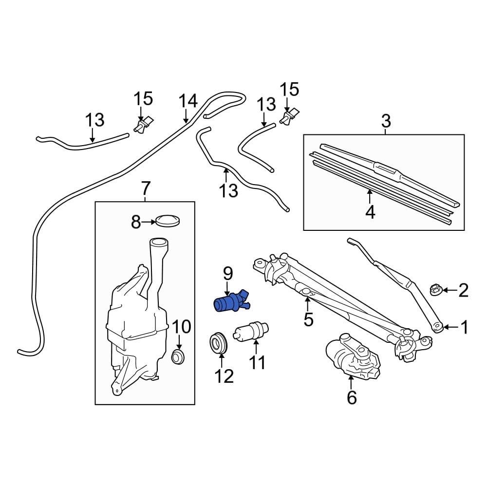 Lexus OE 8533006070 - Windshield Washer Pump
