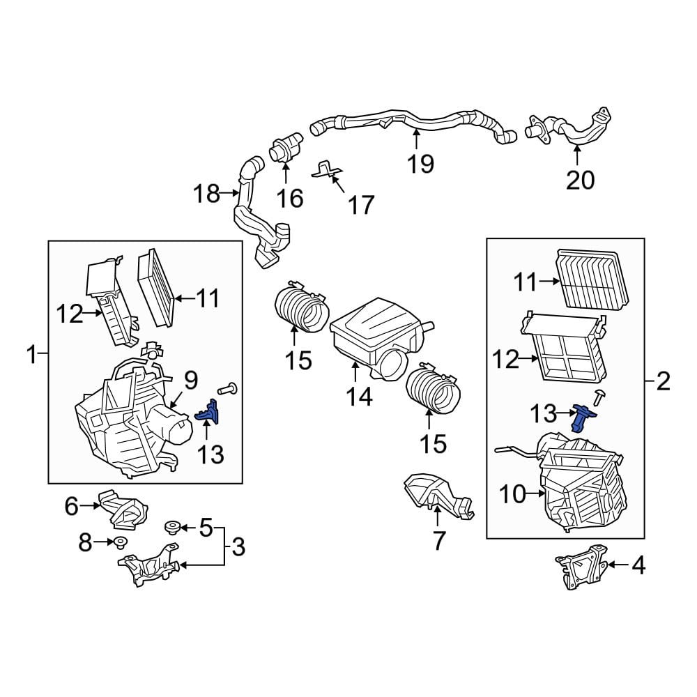 Lexus OE 2220475040 - Mass Air Flow Sensor