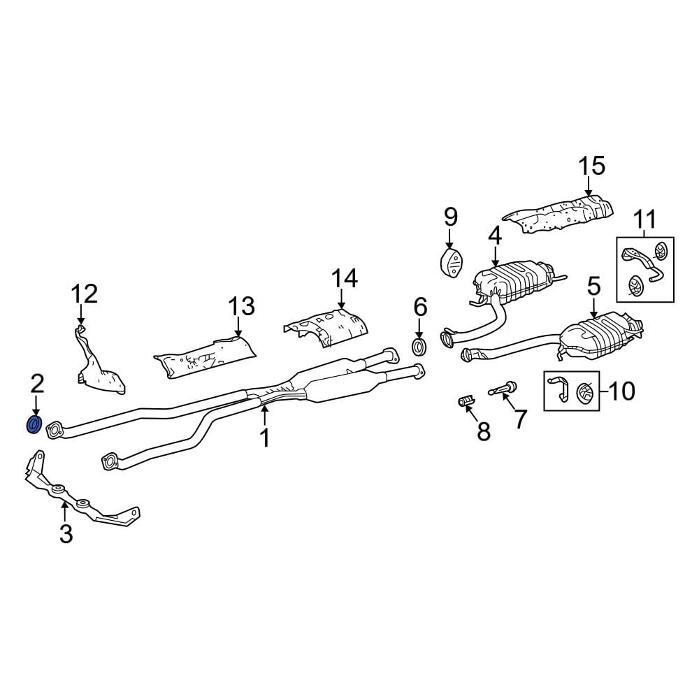 Lexus OE 9091706078 - Exhaust Muffler Gasket