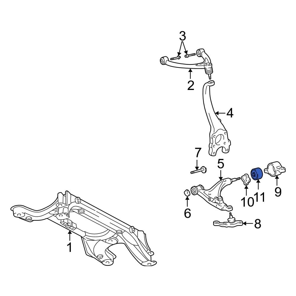 Lexus OE 4865550012 - Front Lower Suspension Control Arm Bushing