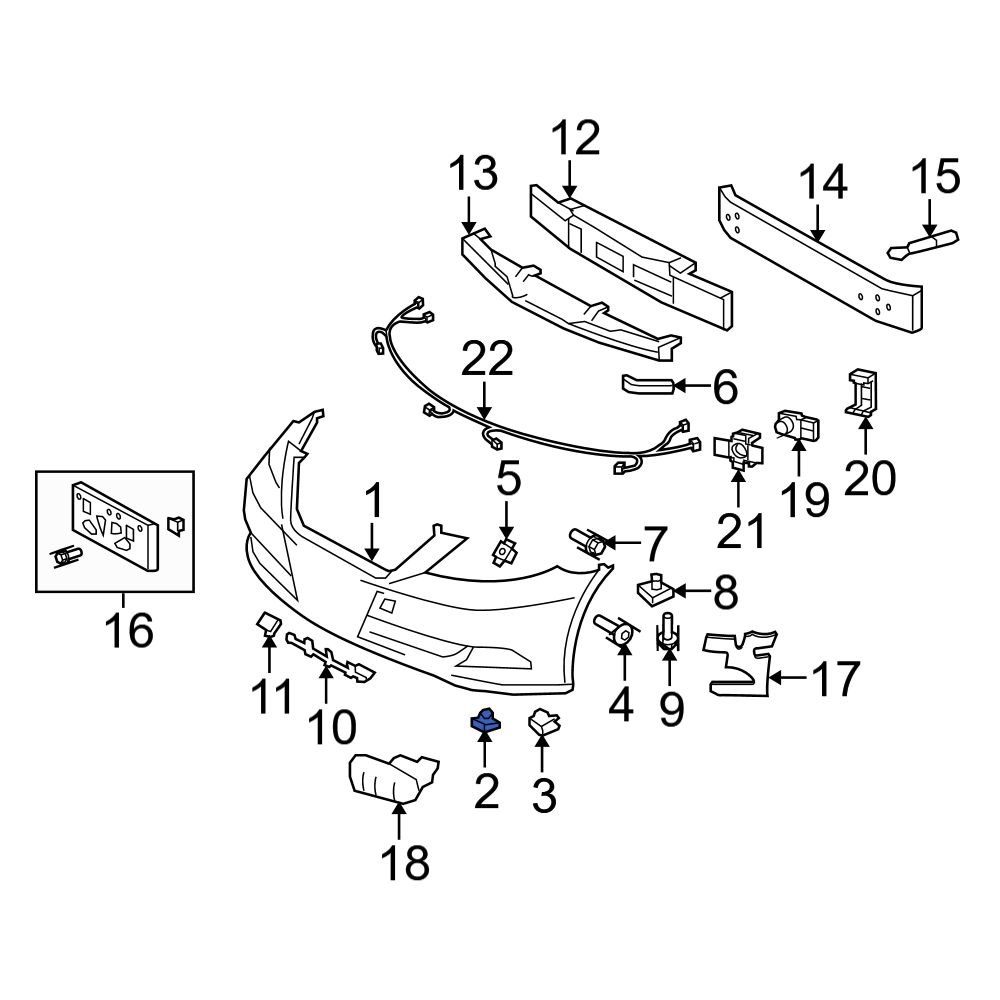 Lexus OE 9017905060 - Fender Liner Nut