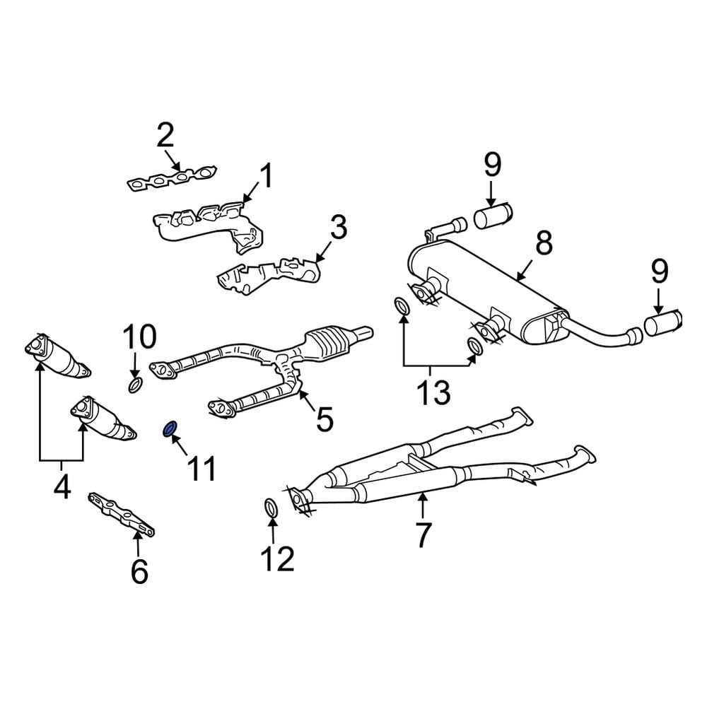 Lexus OE 9091706078 - Exhaust Crossover Gasket