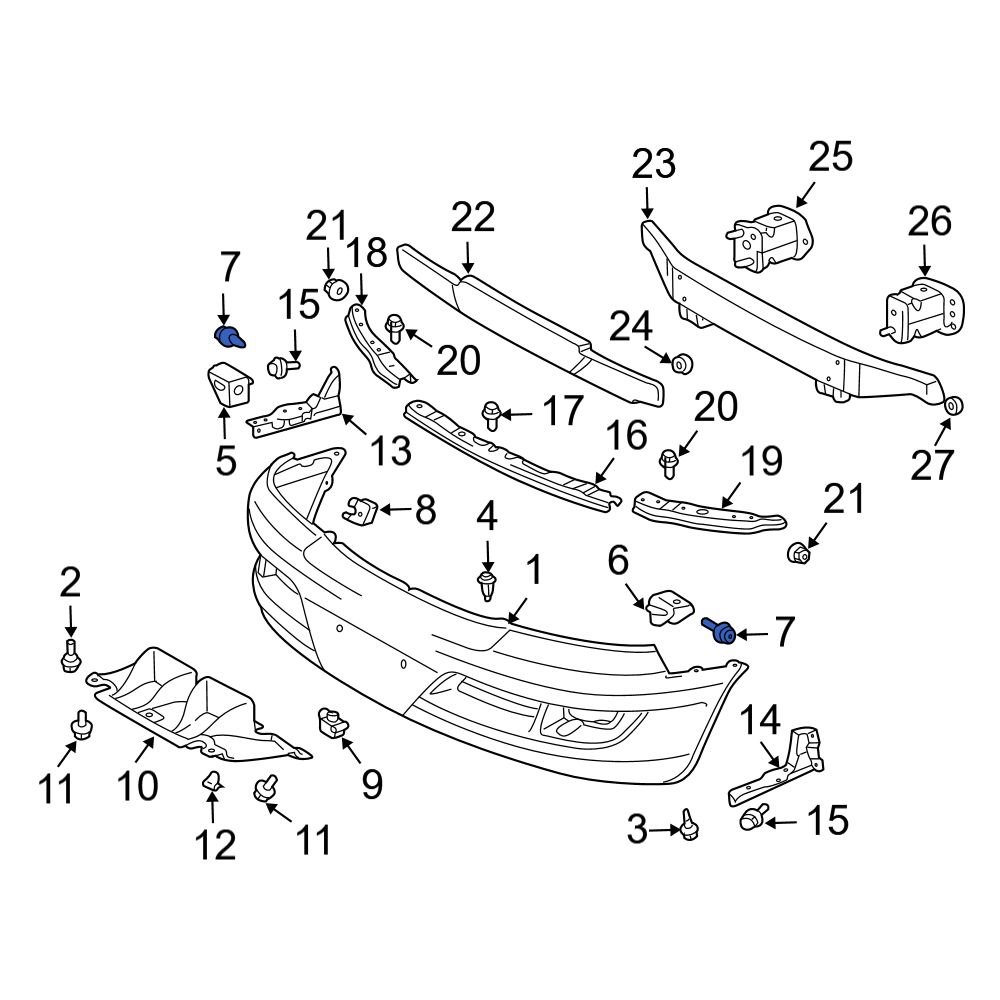 Lexus OE 9015960603 - Running Board Screw