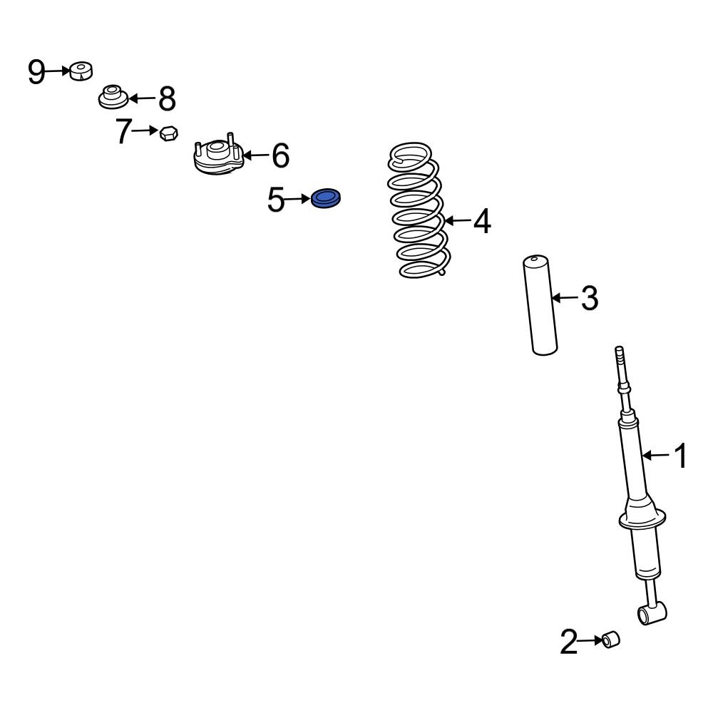 Lexus OE 9094802159 - Suspension Strut Mount Washer