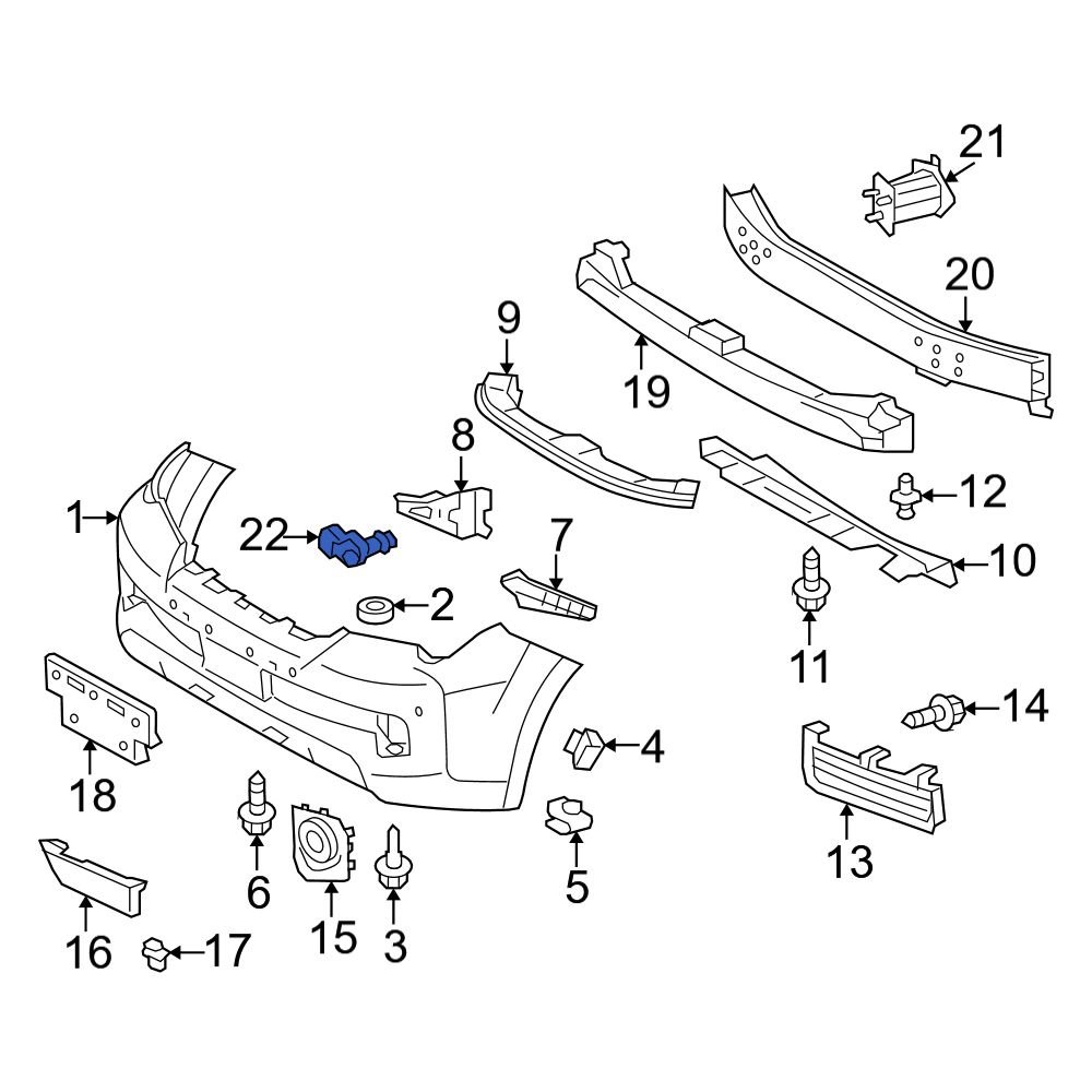 Lexus OE 8879022150 - Ambient Air Temperature Sensor