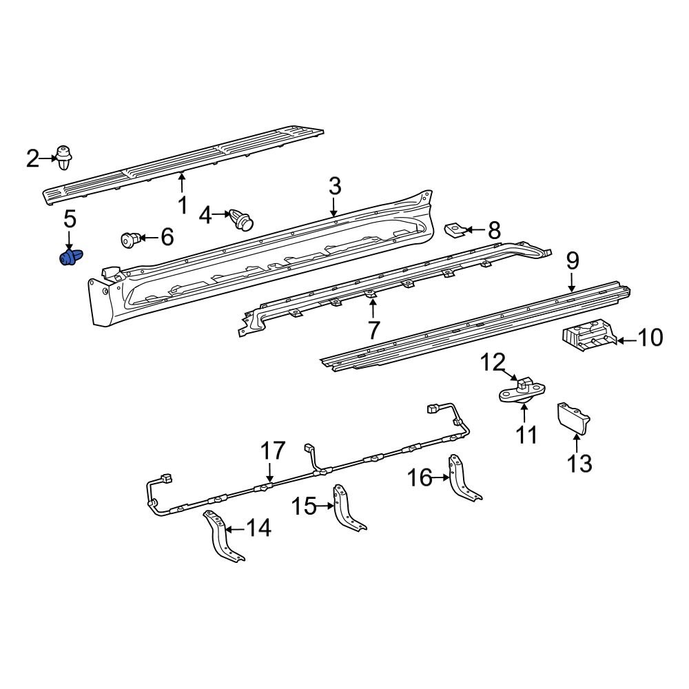 Lexus OE 9015960603 - Running Board Screw