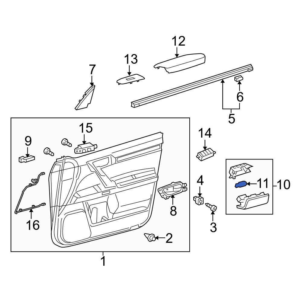 Lexus OE 9098112010 - Courtesy Light Bulb