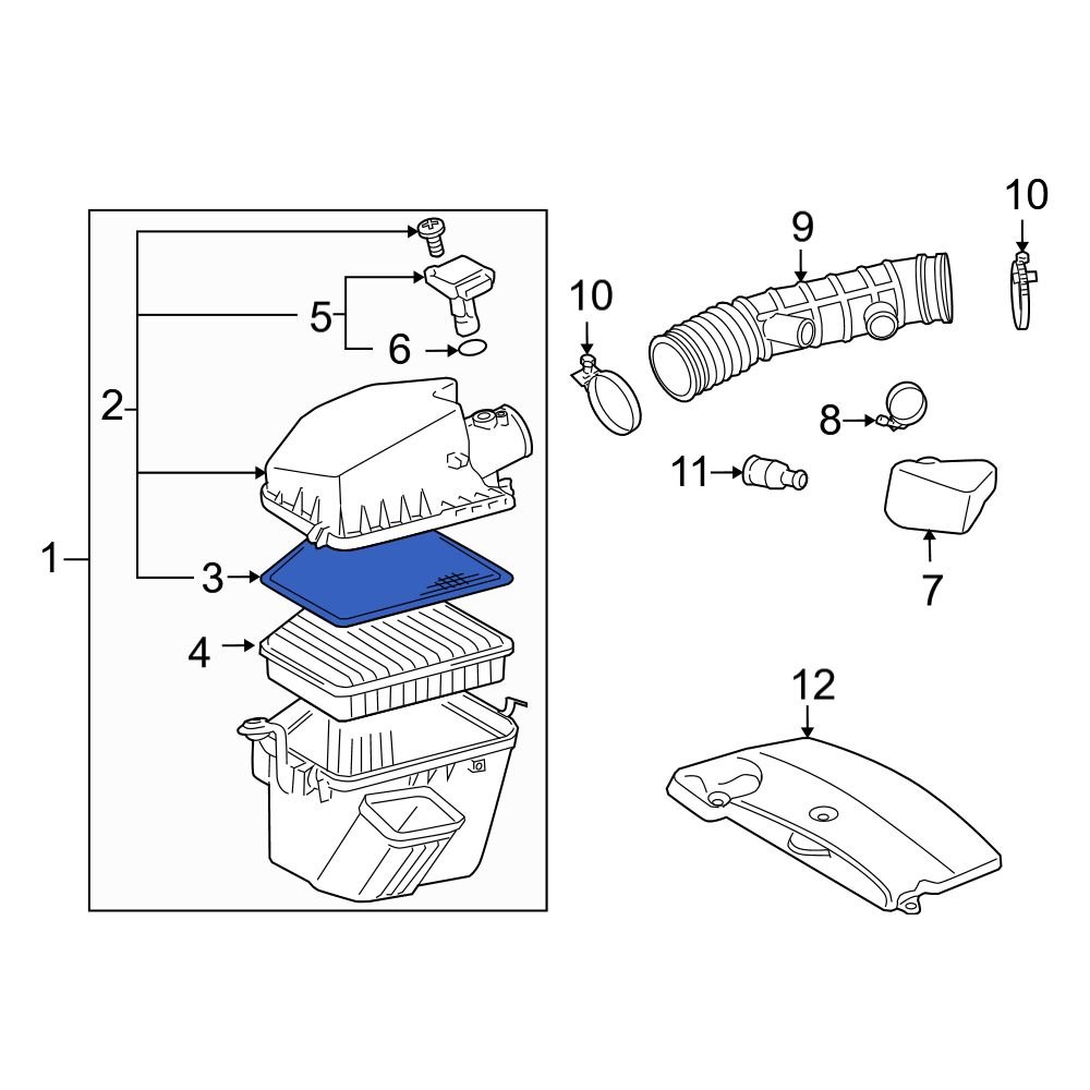 Lexus OE 1780150060 - Engine Air Filter