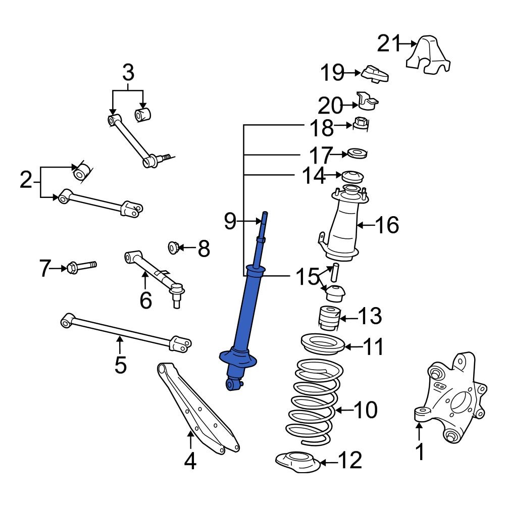 Lexus OE 4851080436 - Front Right Suspension Strut