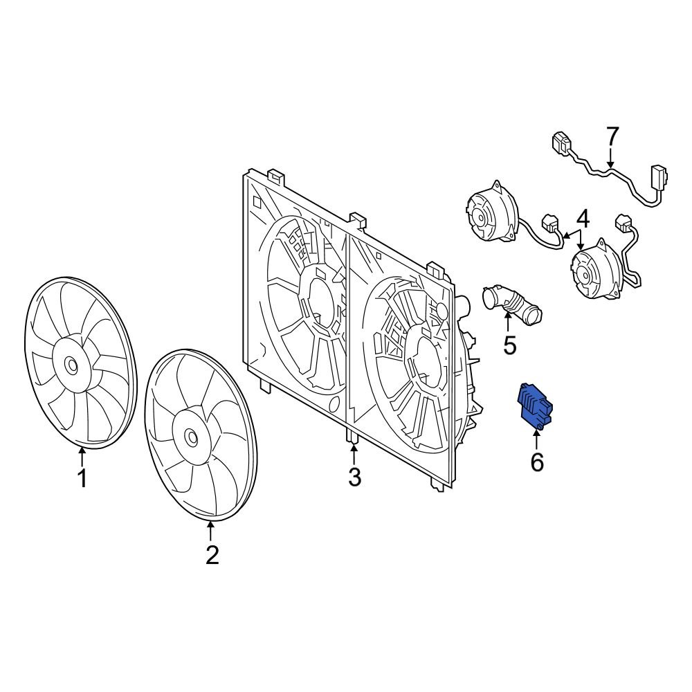 Lexus OE 8925726020 - Engine Cooling Fan Controller
