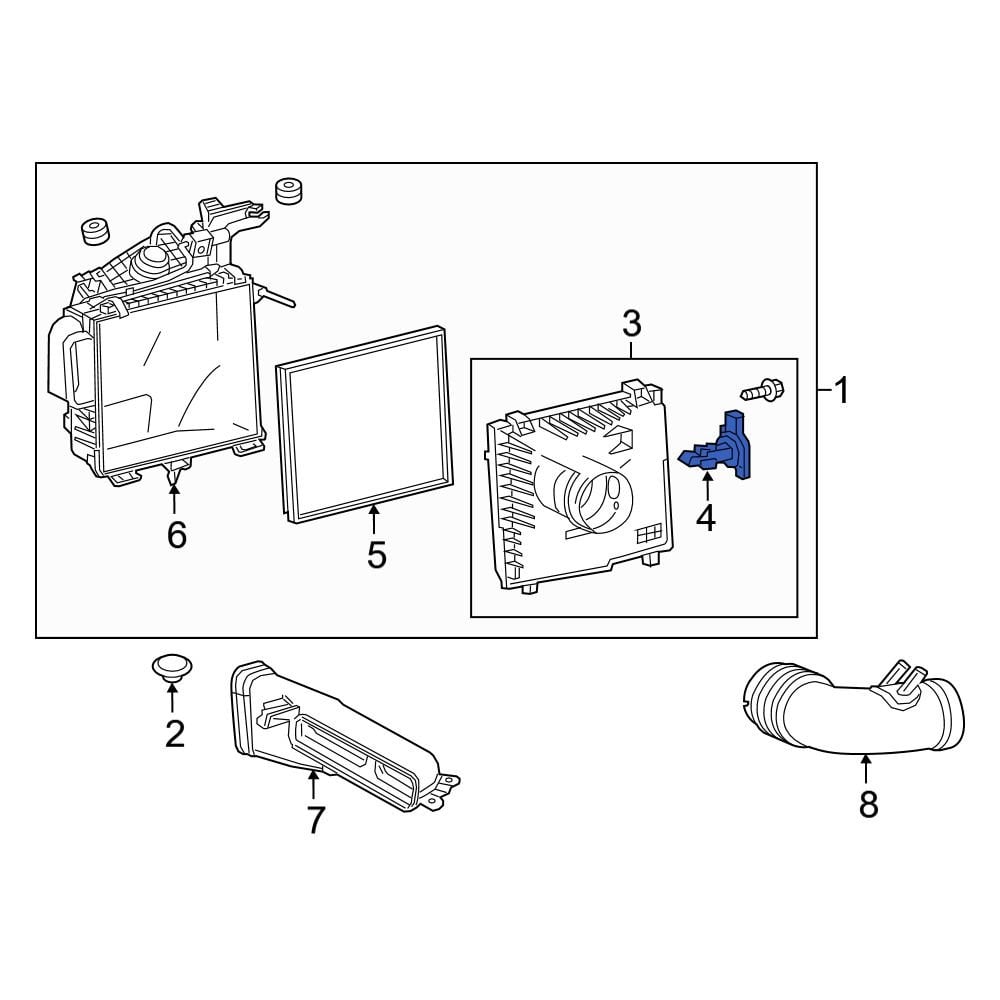 Lexus OE 2220475040 - Mass Air Flow Sensor