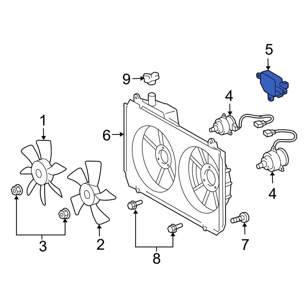 Lexus OE 8925726020 - Engine Cooling Fan Controller