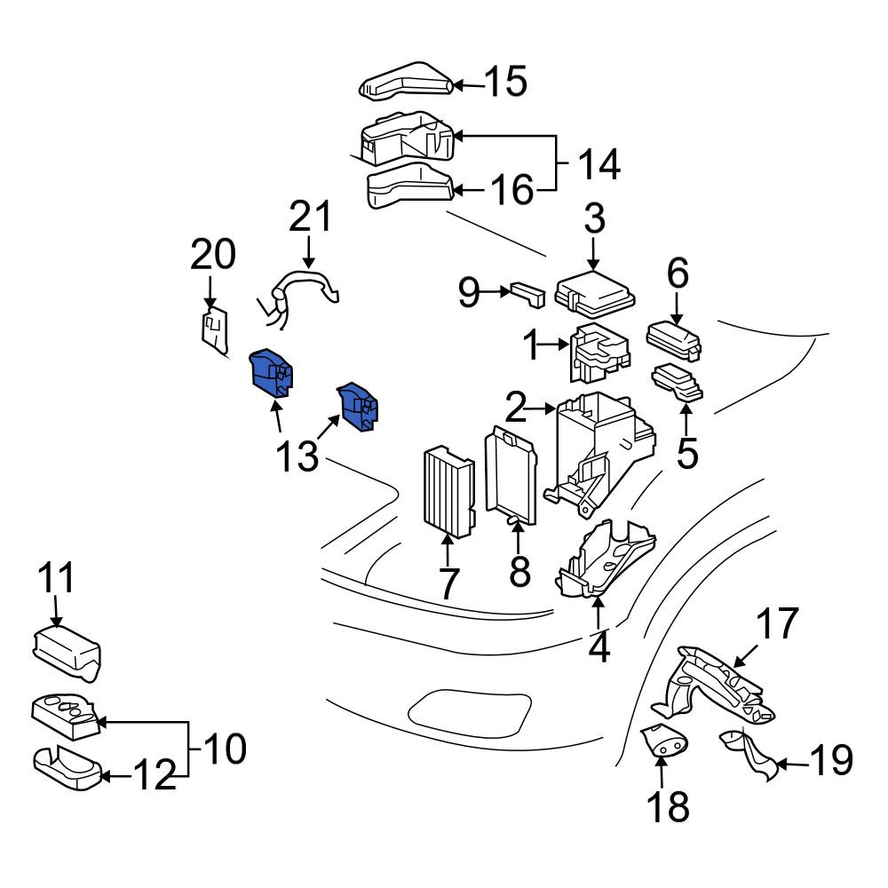Lexus OE 8925726020 - Engine Cooling Fan Controller