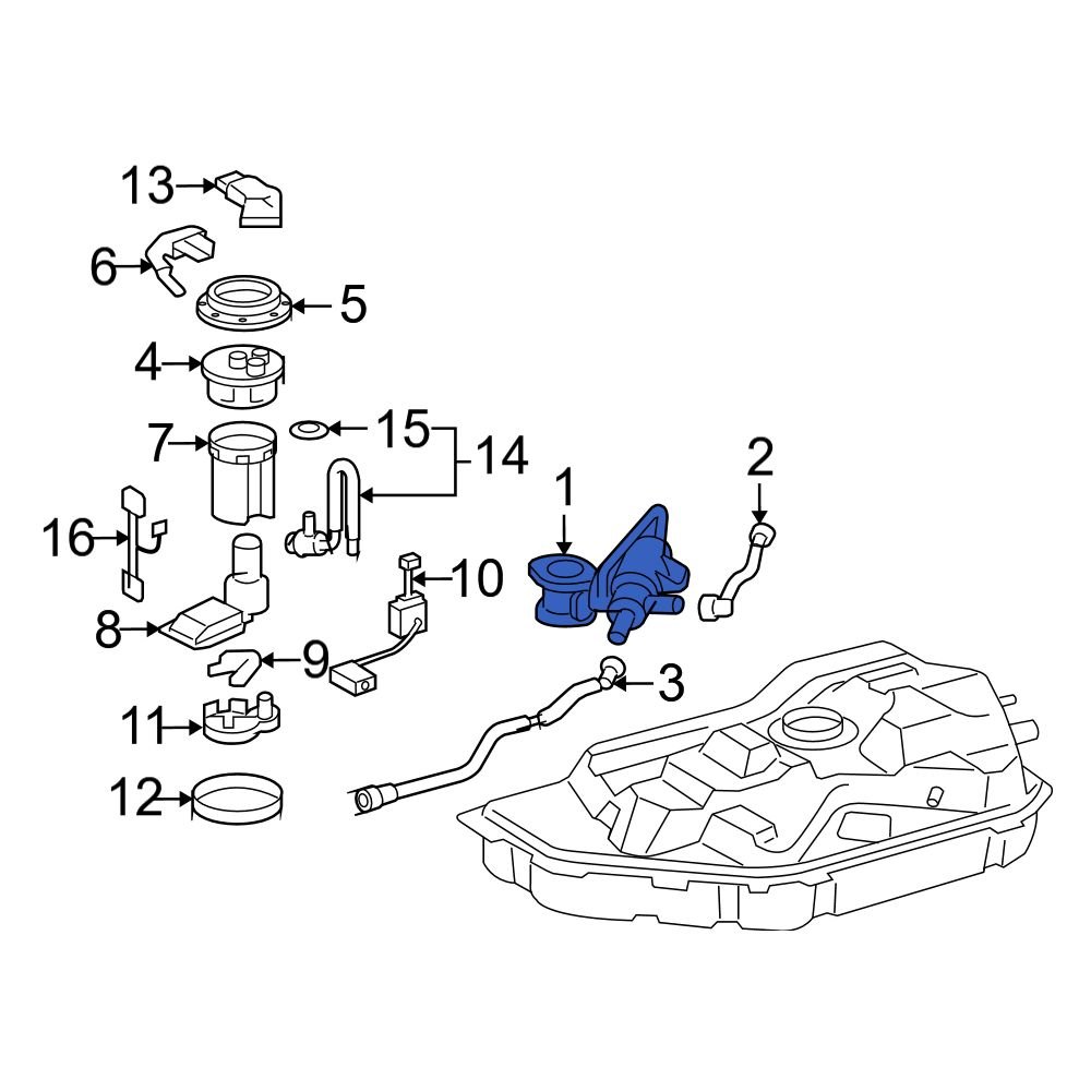 Lexus OE 2586031070 - Vapor Canister Purge Solenoid
