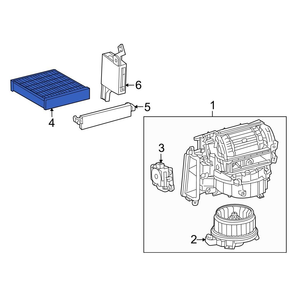 Lexus OE 8713907020 - Cabin Air Filter