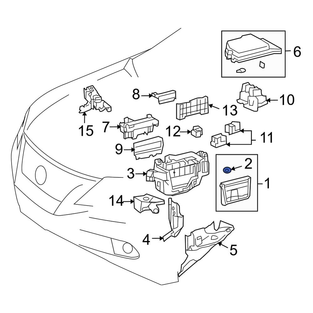 Lexus OE 9008082052 - Rear Multi-Purpose Fuse