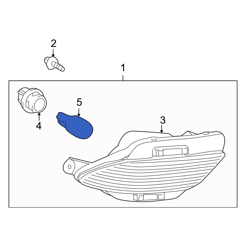Lexus OE 0023400192 - Front Side Marker Light Bulb