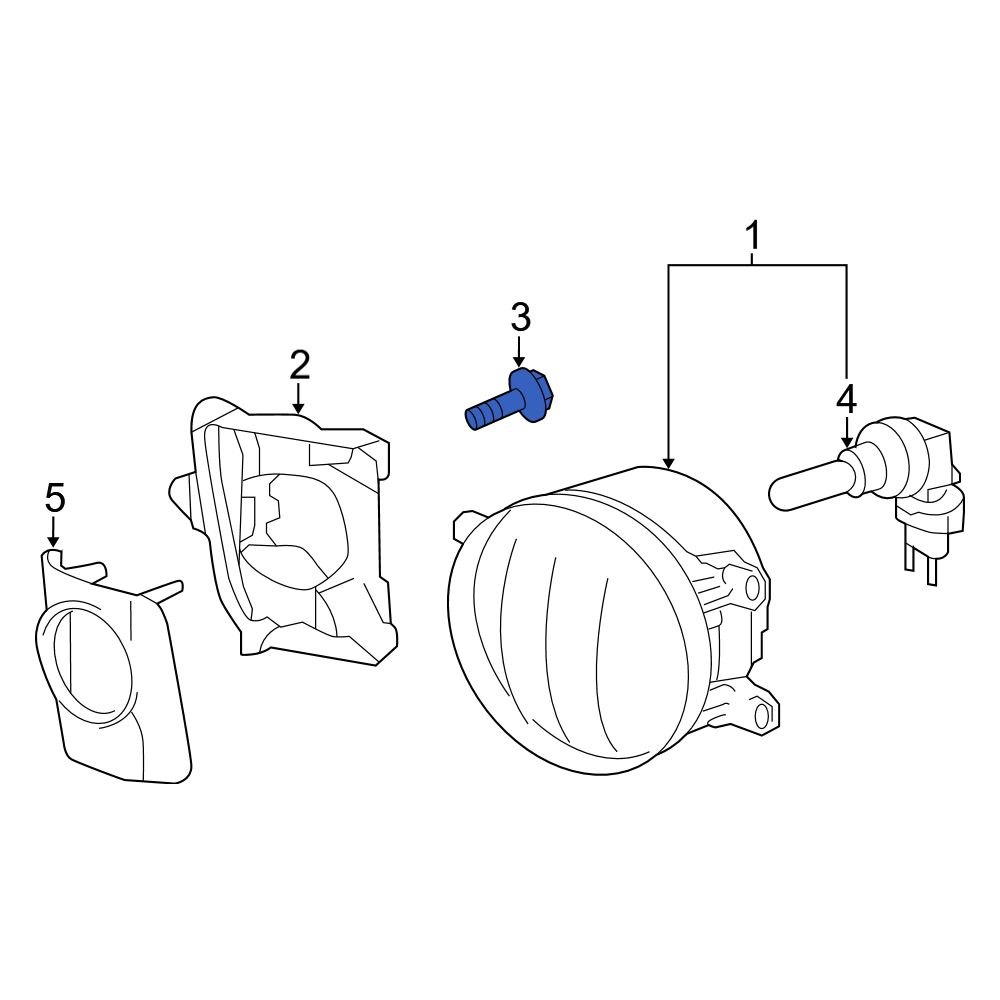 Lexus OE 93567A5014 - Fog Light Screw
