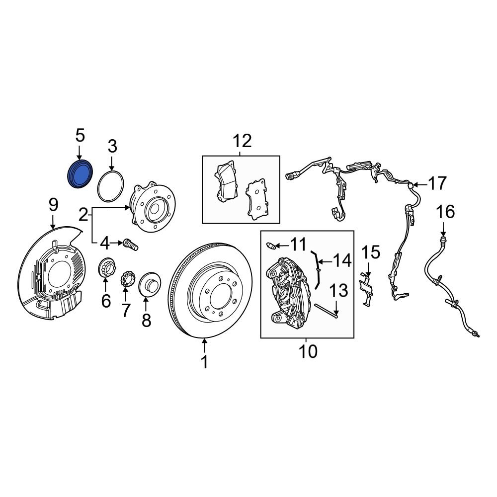 Lexus OE 9031683001 - Front Wheel Seal
